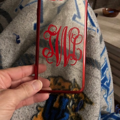 Phone Case Monogram Decal Monogram Decal Phone Case Phone Case Decal ...