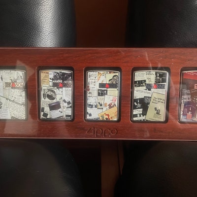 Display Case for 12 Zippo Lighters,detachable Lighters Box,vertical ...