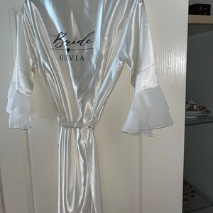 White Full Lace Embroidered Bride Robe SASHA White Lace Bride - Etsy