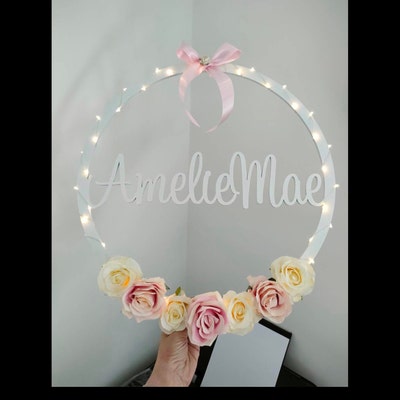 Dinosaur Free Standing Hoop Sign. Personalised Hoop Name Sign - Etsy UK