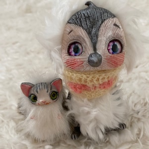 White Wolf Paper Doll Paper Toys Paper Crafts | Etsy