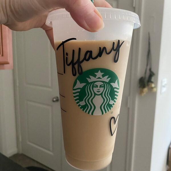 Starbucks Cup With Bows | Pink Bow Starbucks Cup | Coquette Bows ...