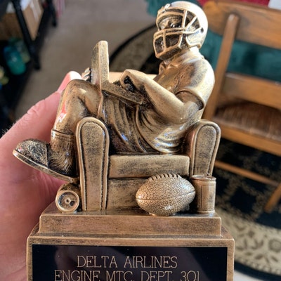 Fantasy Football Armchair Quarterback Trophy/award Free - Etsy