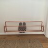 Shoe Shelf, Handmade Copper Shoe Shelf, Shoe Storage, Shoe Rack, Wall ...