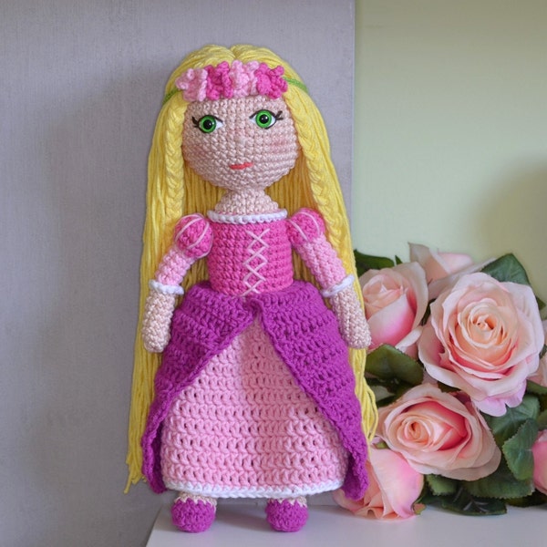 Princess Maeve Amigurumi Crochet Doll - Irish Celtic Gaelic Fairytale ...