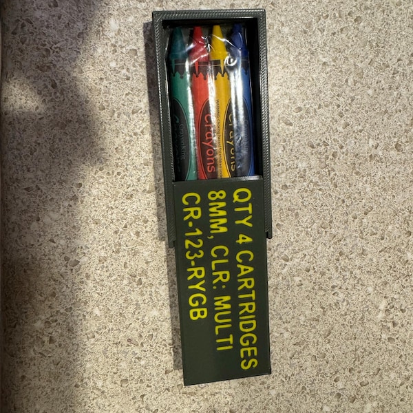 Tactical Crayon Case - Etsy