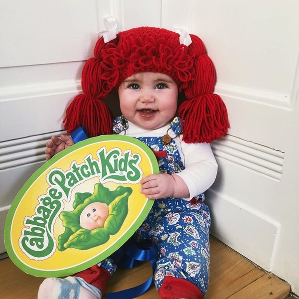 Cabbage Patch Costume, Cabbage Patch Kid Wig, Baby Costume, Costumes ...