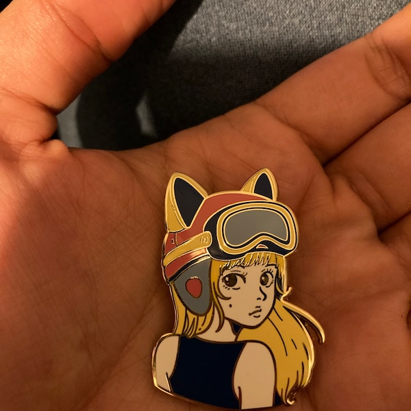 Anime Girl Enamel Pin - 1.75" - Etsy