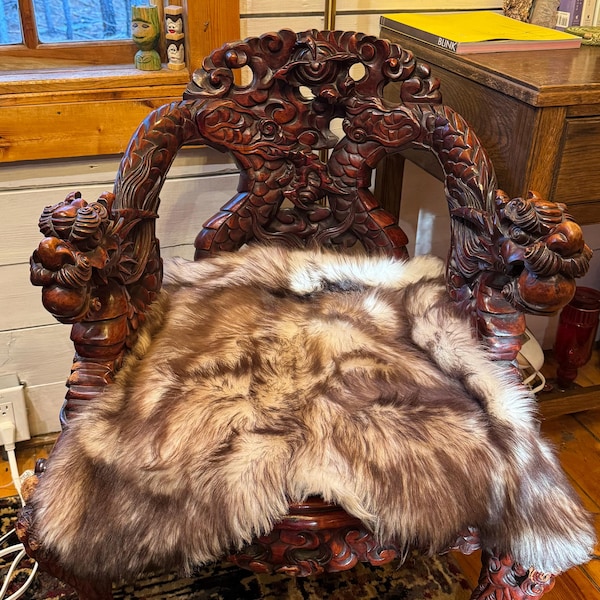 Yeti Sheepskin Rug Throw Hide Very Rare Breed 100% Genuine Natural ...