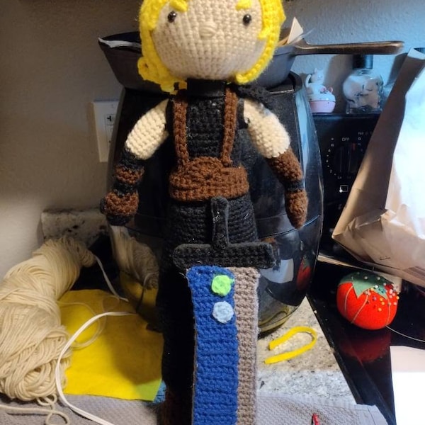 Cloud Strife Amigurumi Pattern/ Amigurumi/ffvii/ Amigurumi Final ...