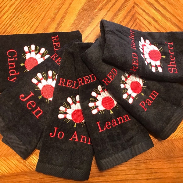 Personalized Bowling Towels, Personalized Free, Fast Turnaround, One ...