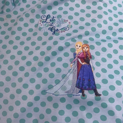 Let It Go Embroidery Design Instant Download - Etsy