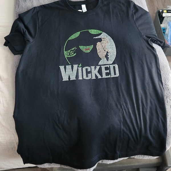 Wicked Broadway Musical Bling Luxury Rhinestone Shirt Custom Made ...