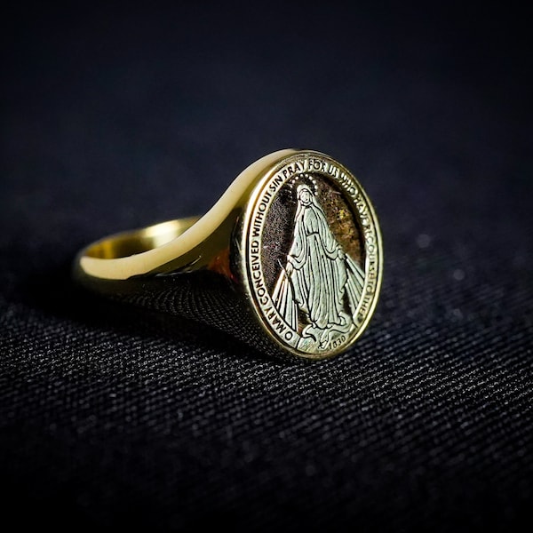 College Emblem Signet Ring,personalized Ring,custom Engraved Class Ring ...