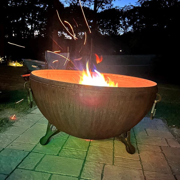 48 Inch Fire Pit - Heavy Duty Fire Pit - Steel Fire Pit - Large Fire ...
