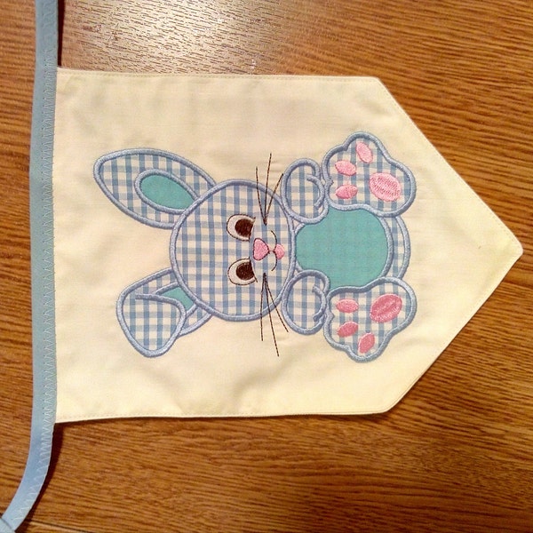 Easter Bunny Applique Machine Embroidery Design Spring Rabbit INSTANT ...