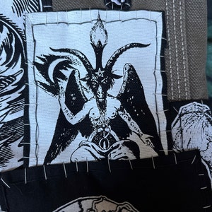 Guillotine/occult Patch/ Long Sew on Patch/ Back Patch/ Occultism ...