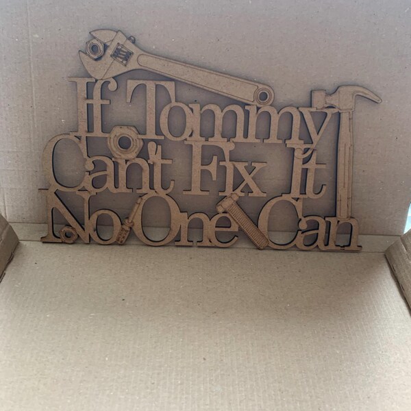 Personalised Workshop DIY Sign,tools Plaque,gift for Him, Present,gift ...