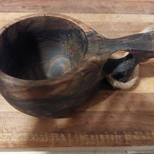Hand-carved Scandinavian Kuksa Cup and Snack Bowl Set, Eco-friendly ...