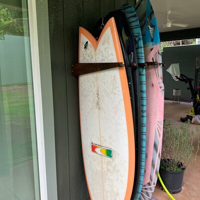 Solo Surf Rack / Wall Mount Surf Rack / Wall Mount Surfboard Rack ...