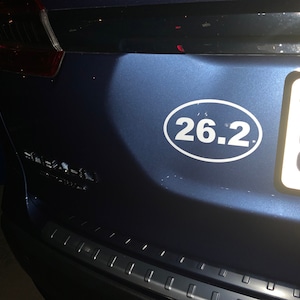 26.2 Marathon Decal, 26.2 Marathon Sticker, 26.2 Vinyl Decal, 26.2 ...