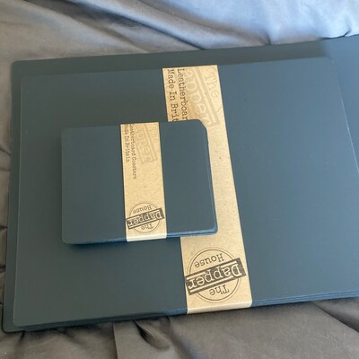 Luxury Classic Black Leatherboard Table Runner 70cm - Etsy