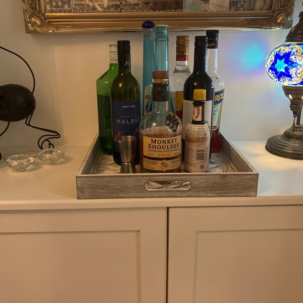 White Metal Shabby Chic Heart Tray, Boudoir, Bedroom Decor, Dressing ...