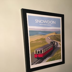 Snowdon Mountain Railway Gwynedd Snowdonia England. HAND - Etsy