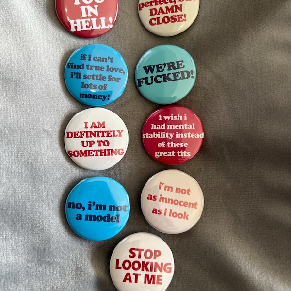 Political Buttons (SAVE!!!!) Handmade Pin Back Button Badges(1.25"/32mm ...