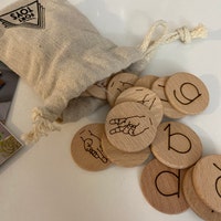 Wood Math Manipulatives / Educational Math Game / Kindergarten Math ...