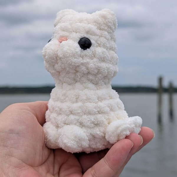 Mini Cat, Hatching Cat, No Sew Amigurumi Crochet Patterns Cat in a Box ...