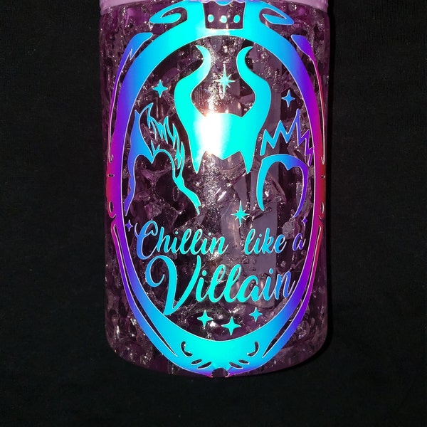 Disney Villains Decal /vinyl Decal/kids Room/ Yeti Decal/ Glass Block ...