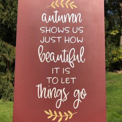 Autumn Shows Us Just How Beautiful It is to Let Things Go - Etsy