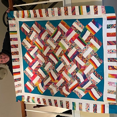 Winding Nine Patch Quilt Pattern PDF INSTANT DOWNLOAD Layer Cake or Jelly Roll Friendly - Etsy