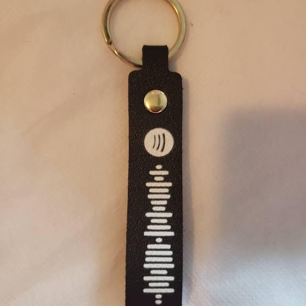 Personalized Scannable Spotify Code Keyring,custom Song Keychain, Music ...