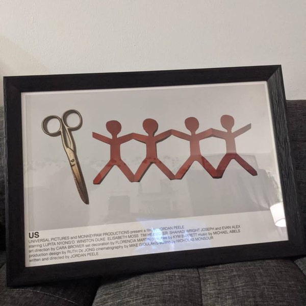 Us Poster jordan Peele, 2019 alternative Movie Poster Minimalist Movie ...