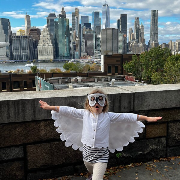Snowy Owl Costume Wings: Felt Bird Wings - Kids & Adult Sizes - Etsy