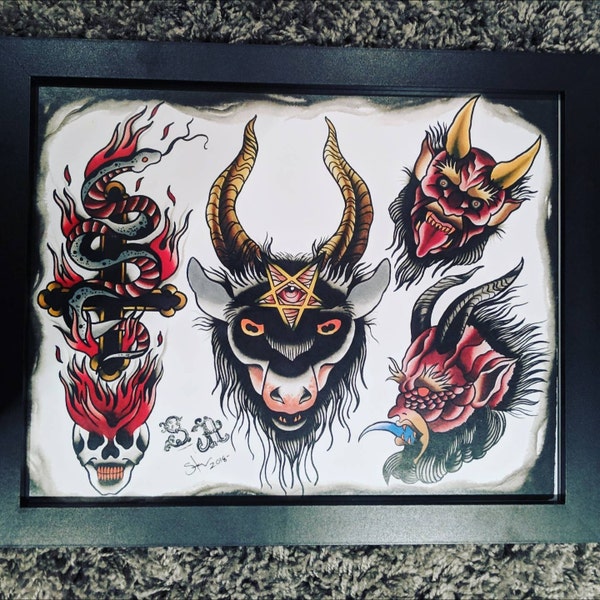 TATTOO FLASH SET 2020 - Etsy