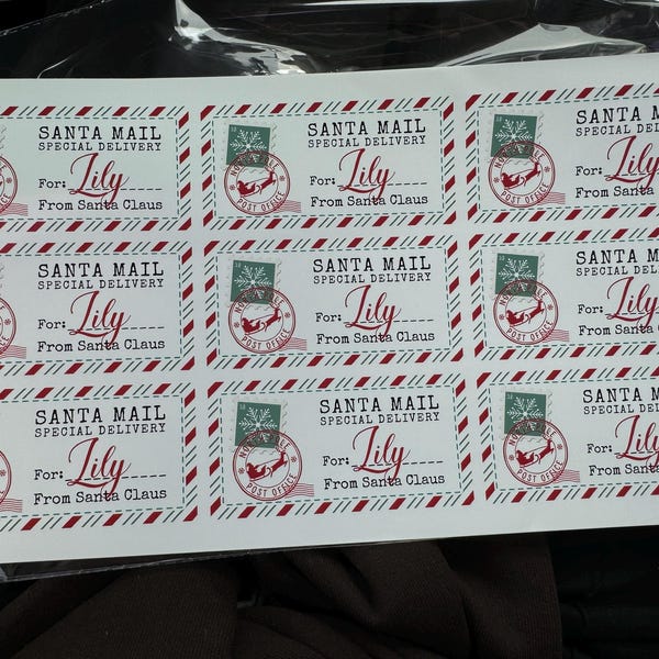 From Santa Stickers, From Santa Christmas Gift Label, to From Labels ...