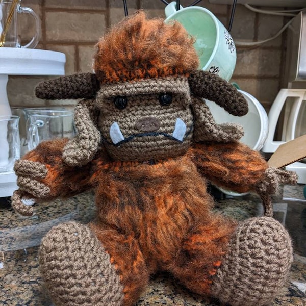 MADE TO ORDER Large or Small Ludo From the Labyrinth Plush Crochet ...
