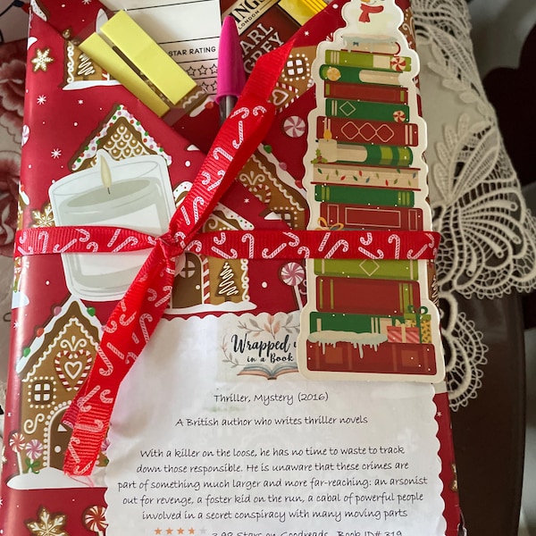 Wrapped up in a Book- Blind Date Book Holiday Edition - Etsy