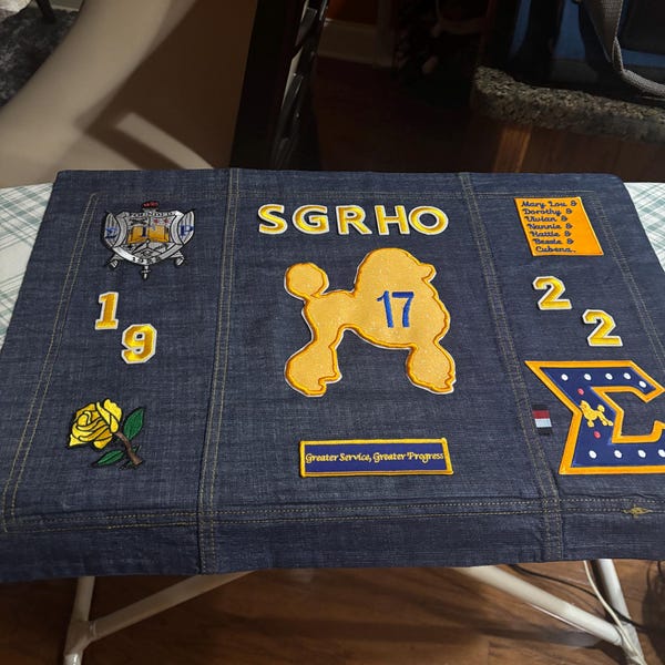 Pick 1 Sgrho Patch, Poodle, Pearls, Rubies, Embroidered Patch, Iron-on, Sew-on, Paraphernalia ...