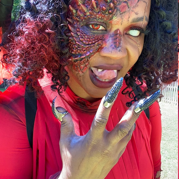 5-piece Dragon Prosthetic Set for Fantasy Creature Cosplay (latex) - Etsy