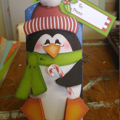 Penguin Candy Bar Wrapper, Penguin Candy Wrapper, Christmas Candy Bar ...