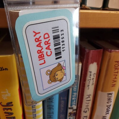 DW Library Card Sticker, PBS Library Card Sticker, Arthur Library Card ...
