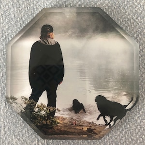 Personalized Glass Photo Paperweight, Pet Memorial Gift - Etsy