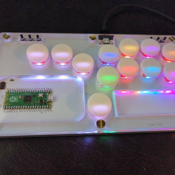 Clear Pocketxt V2 | Split Layout Stickless Controller for Consoles [PS3 ...