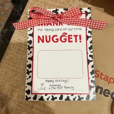 Teacher Appreciation Chick-fil-a Gift Gift Card Holder, Thanks for ...