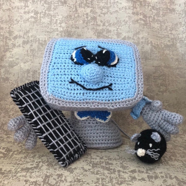 Crochet PATTERN Computer - Amigurumi Computer - Crocheted Miniature Pc ...