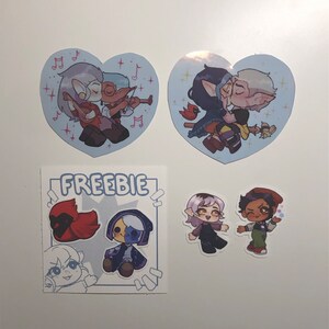 TOH Heart Stickers Holographic - Etsy